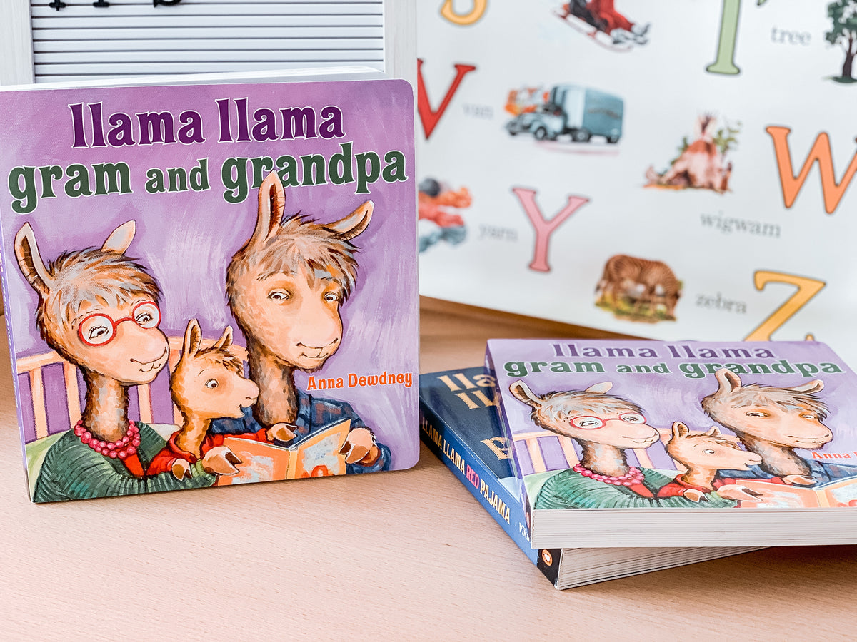 Llama Llama Gram and Grandpa – Lilac Tods