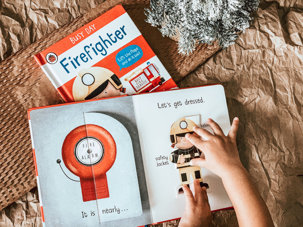 Busy Day Book: Firefighter – Lilac Tods